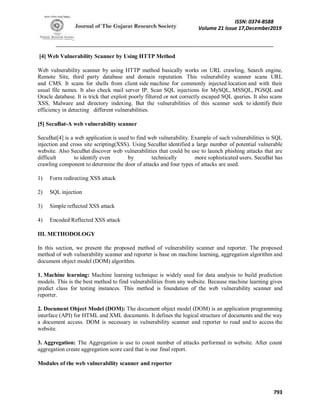 vulnerability scanning and reporting tool | PDF