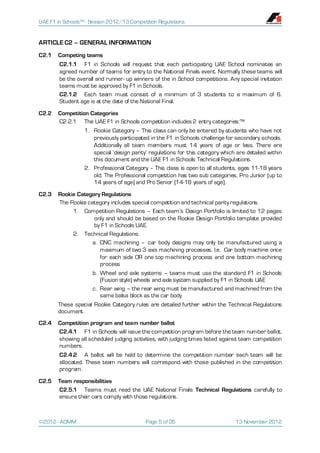 Competition regulations | PDF