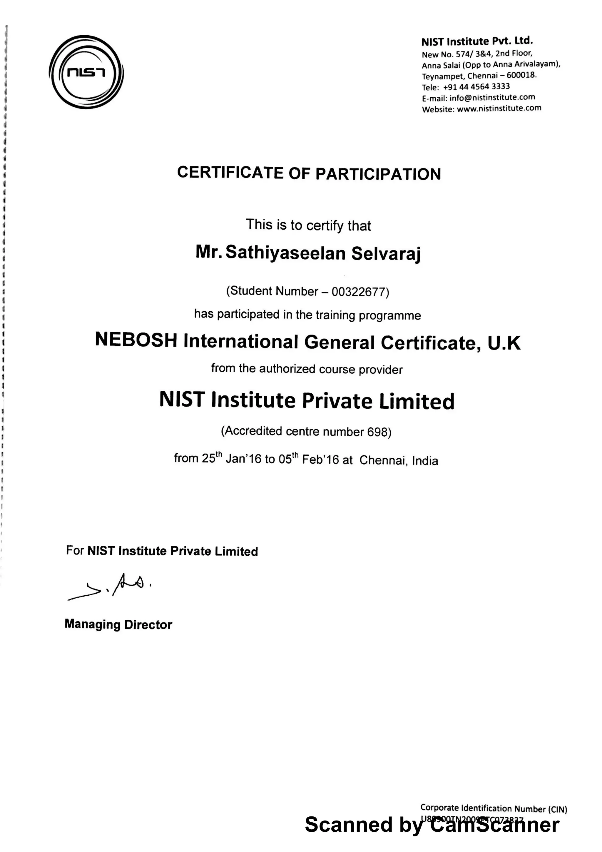 Nebosh Igc Pdf