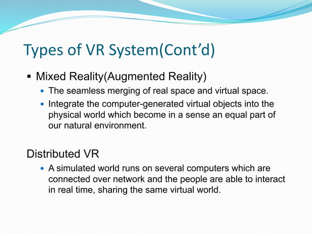 AR/VR basics | PPT
