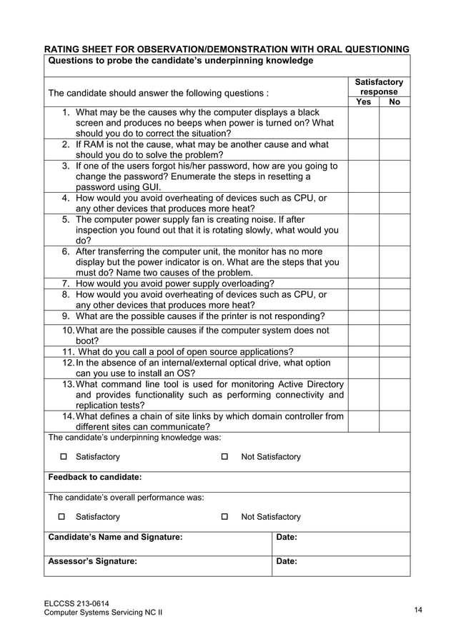 318245866 Rating sheet 318245866 Rating sheet