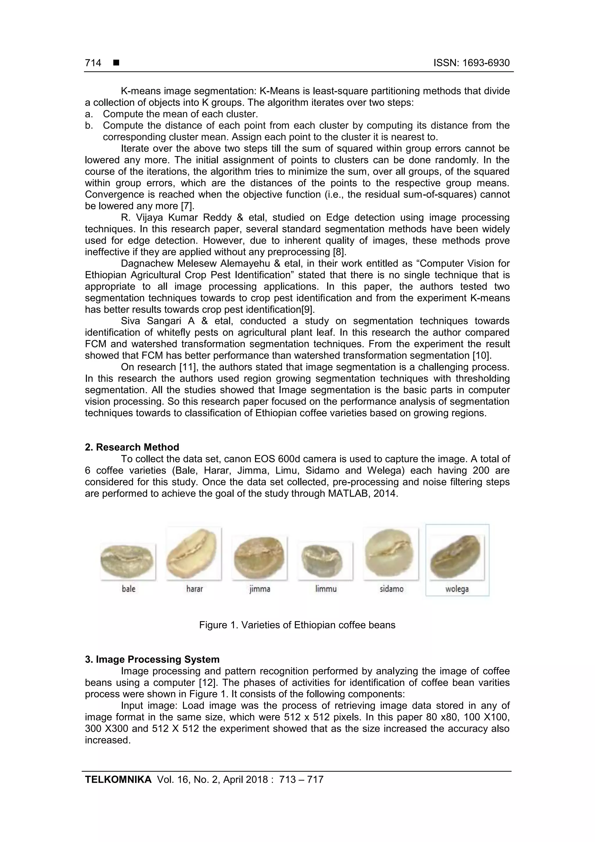 The Effects of Segmentation Techniques in Digital Image Based ...