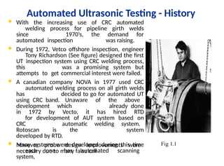 Phased Array Ultrasonic Examination For welds | PPTX