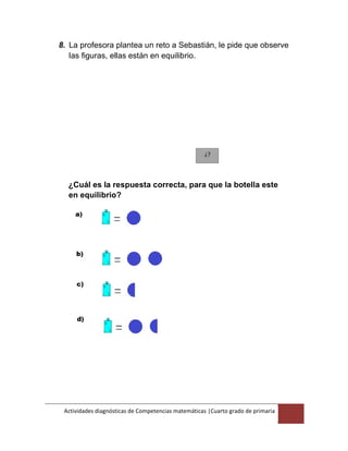 Examen 4to grado Matemática. | DOC