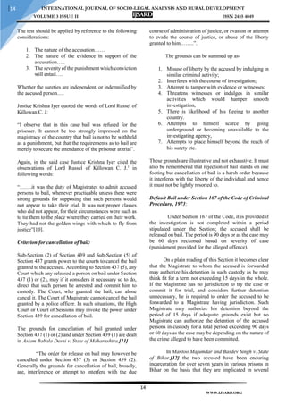 Law relating to Bail in India | PDF