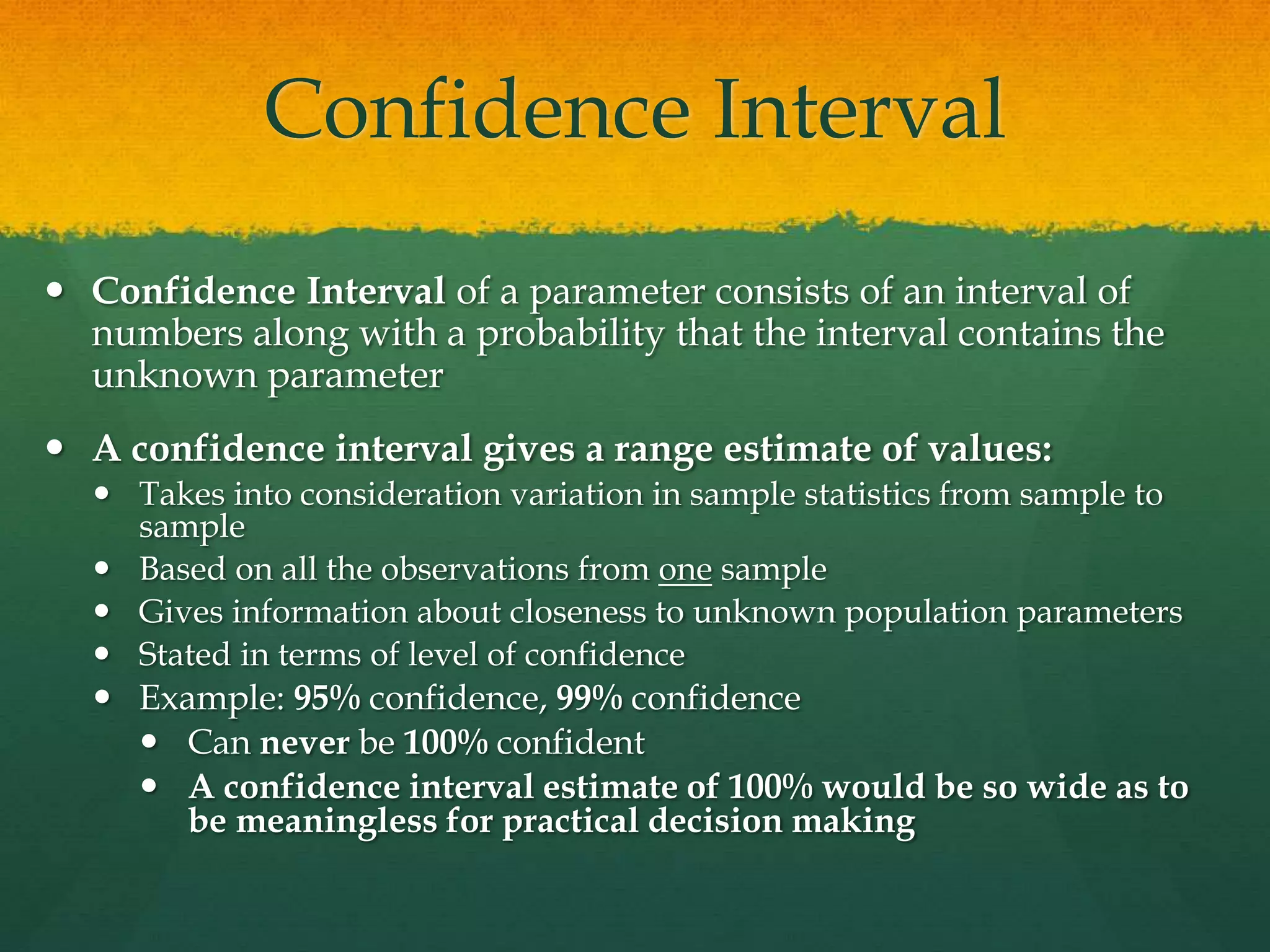 Point and Interval Estimation | PPTX