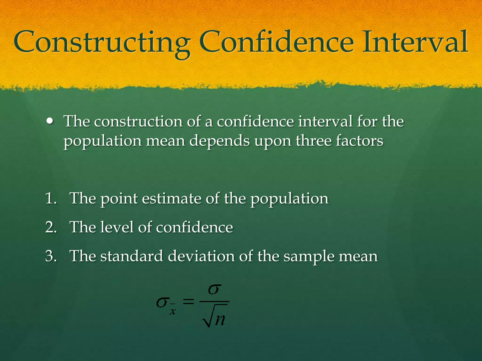 Point and Interval Estimation | PPTX
