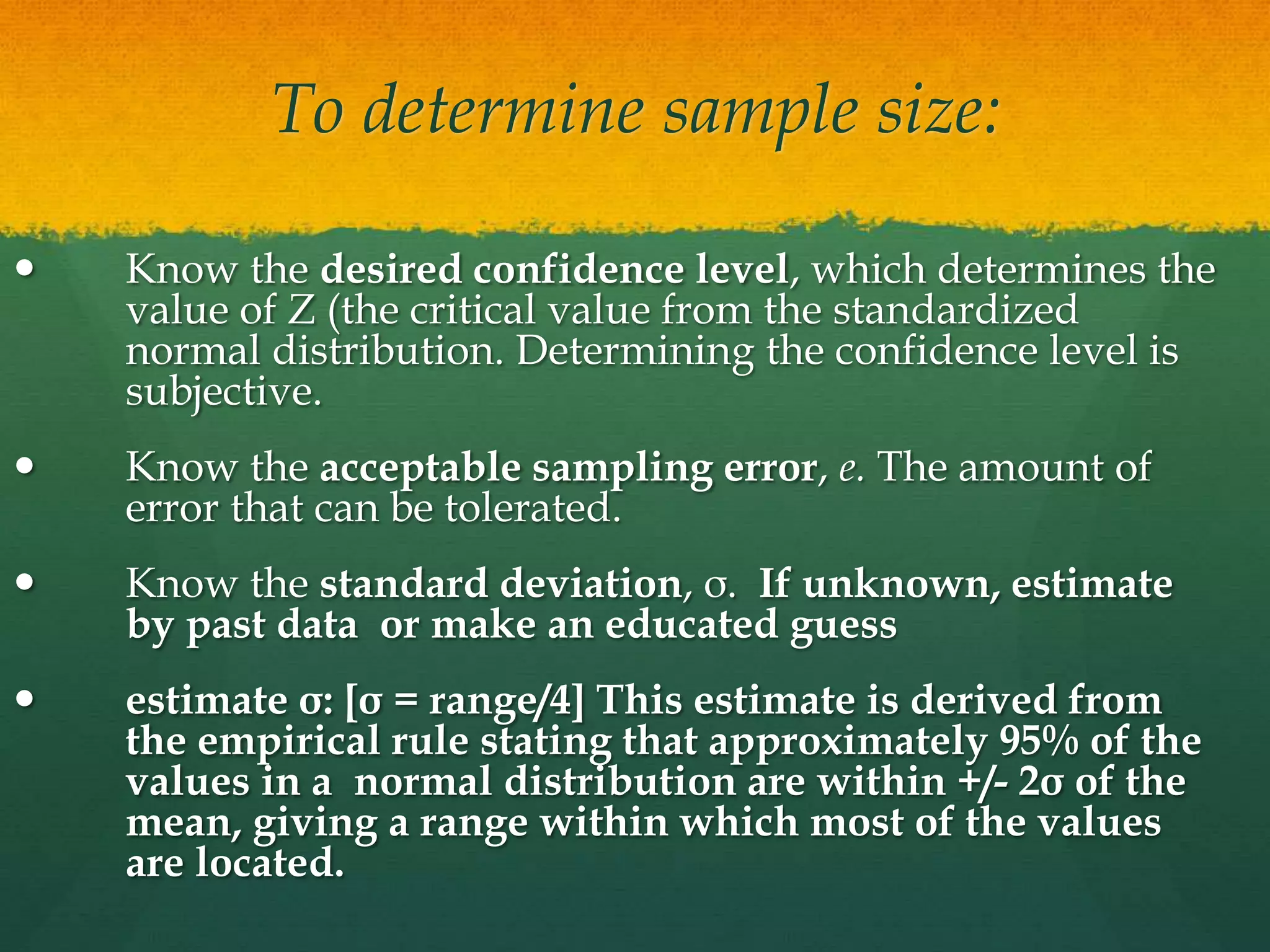 Point and Interval Estimation | PPTX