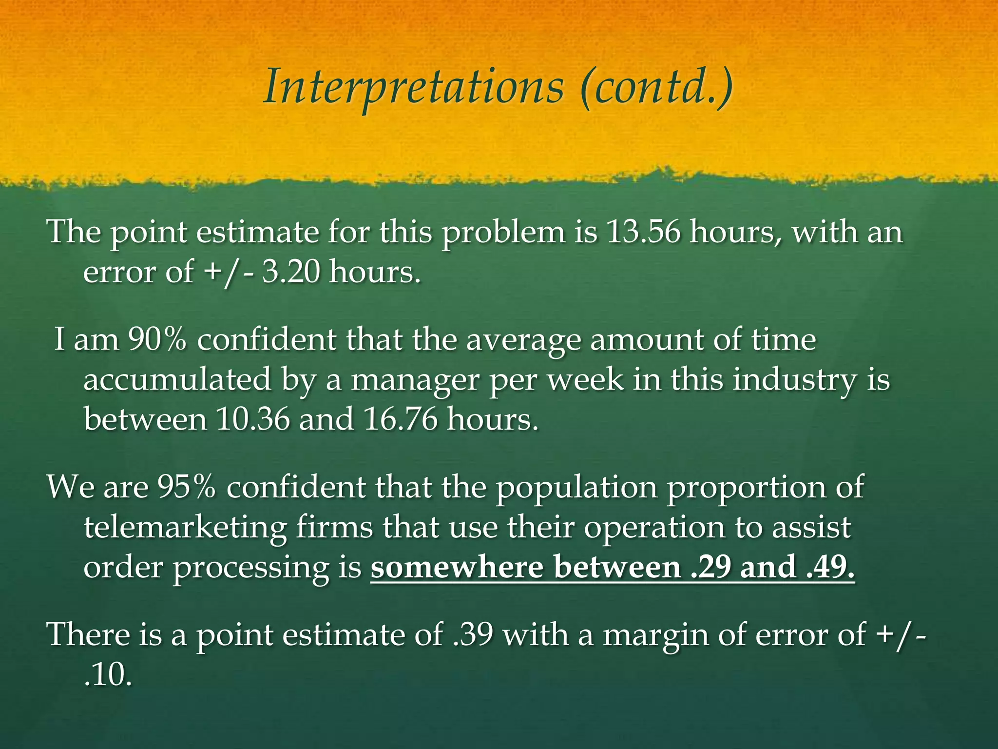 Point and Interval Estimation | PPTX