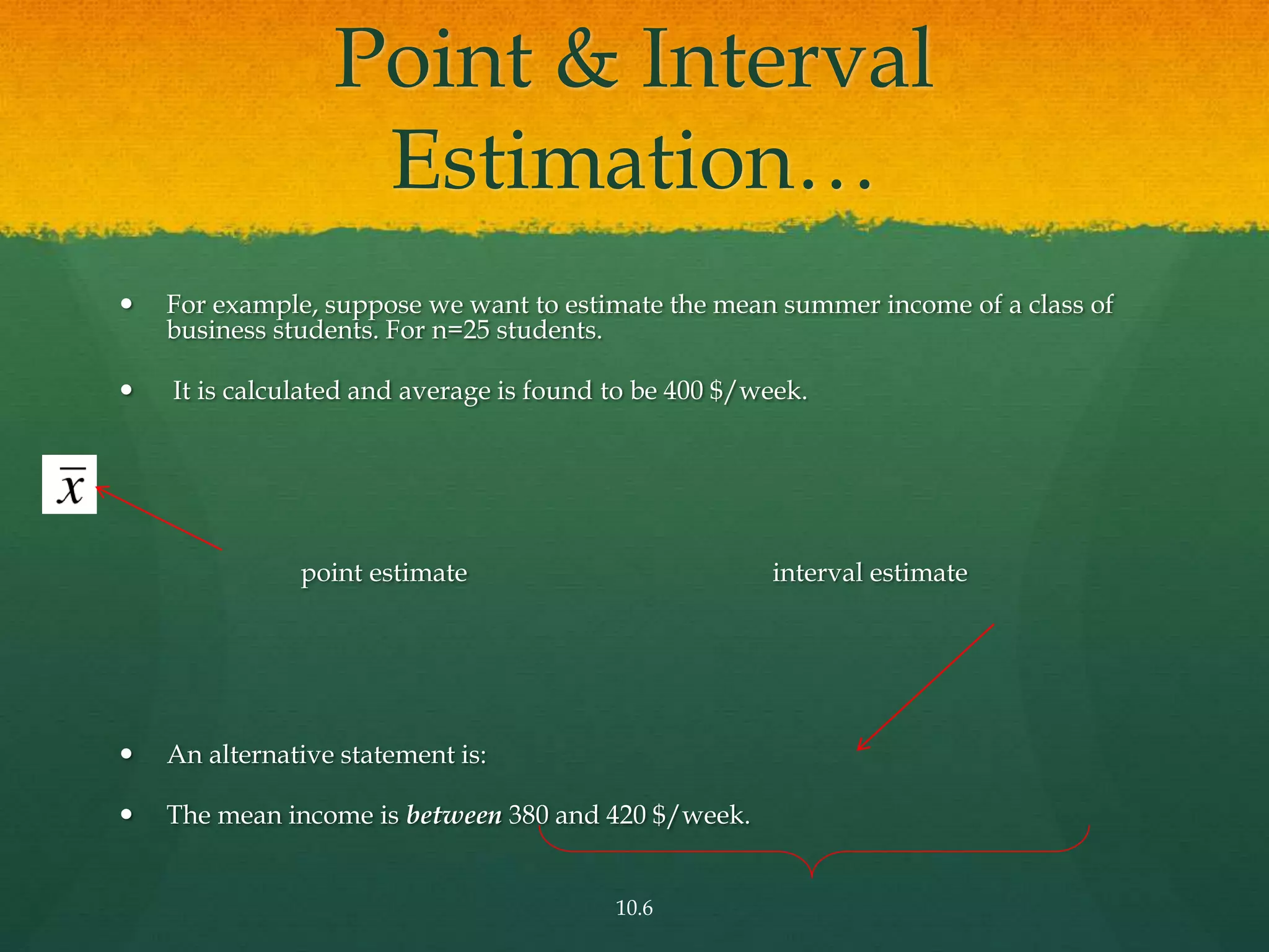 Point and Interval Estimation | PPTX