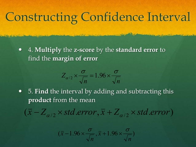 Point and Interval Estimation | PPTX