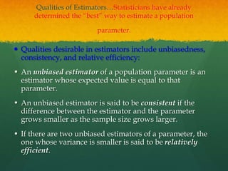 Point and Interval Estimation | PPTX