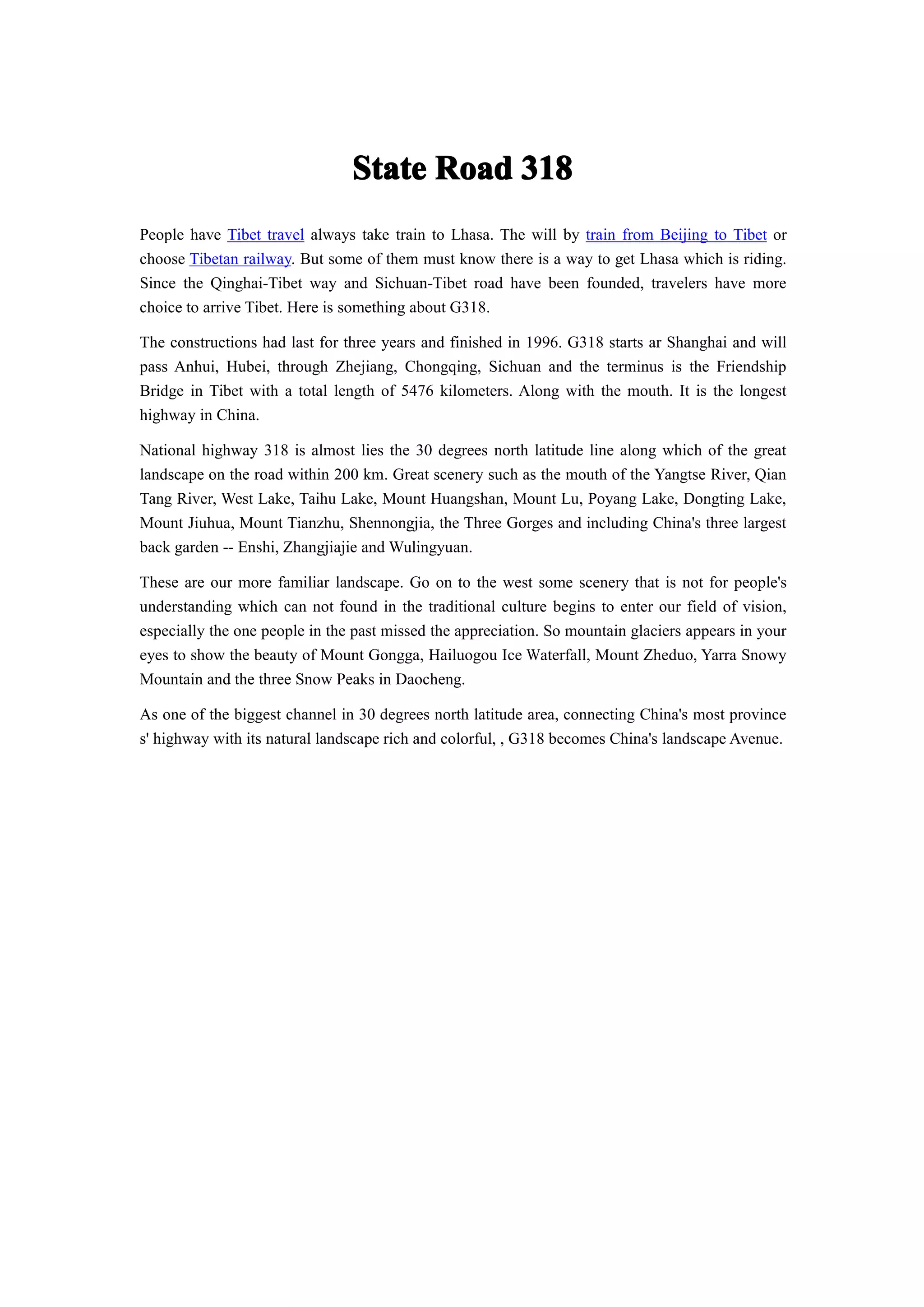 318 road | PDF