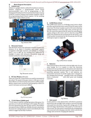 Smart Solar Grass Cutter Robot | PDF