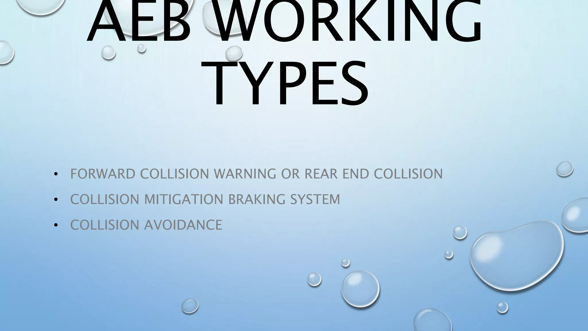 Automatic Emergency Braking | PPTX
