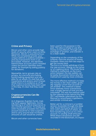 Terrorist Use of Cryptocurrencies | PDF