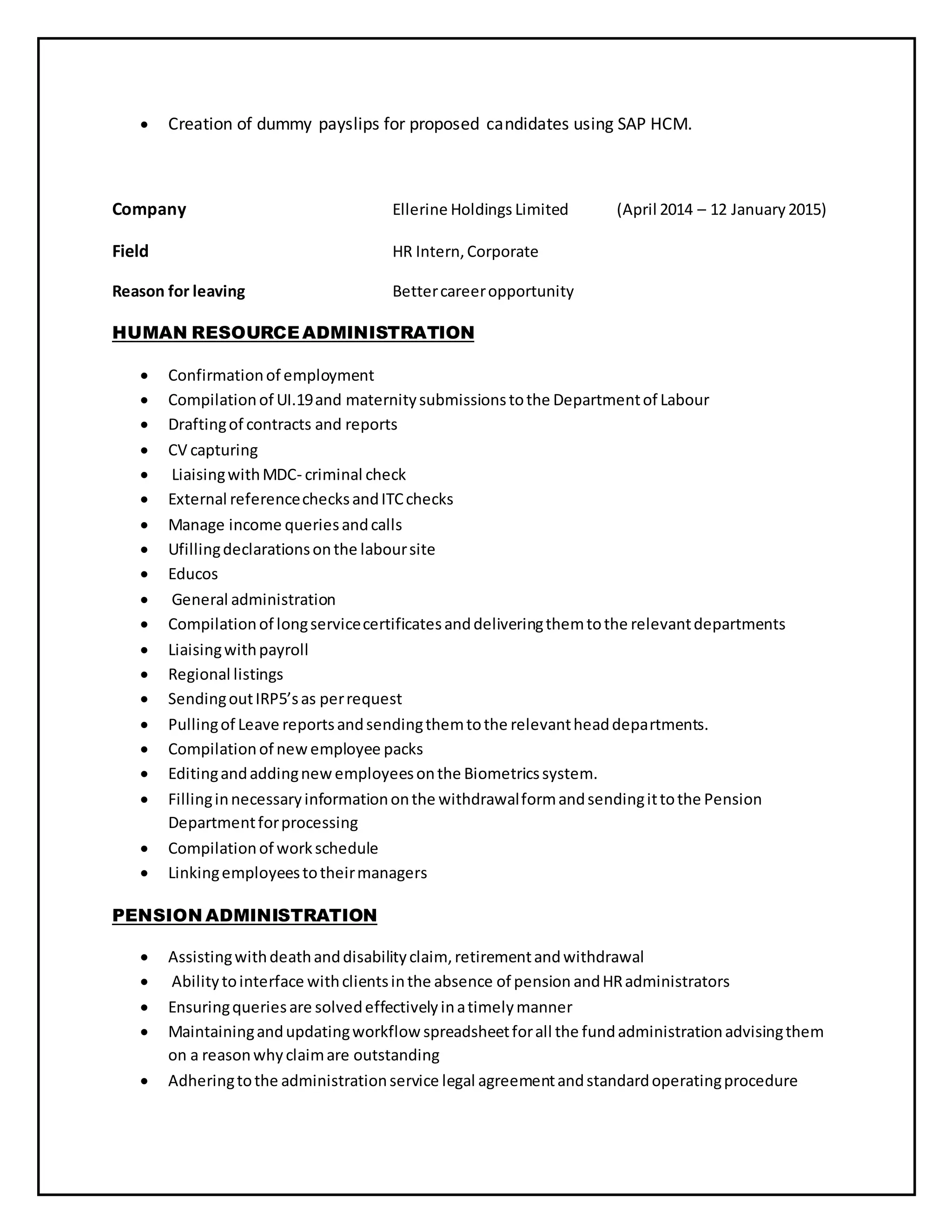 Evelyn Magobe CV | DOCX