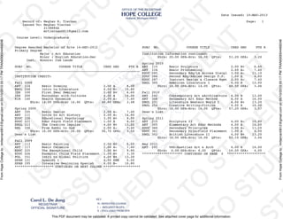 transcripts | PDF | Undergraduate Education | College Education