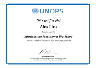 IPW certificate - Alex LIRA | PPT