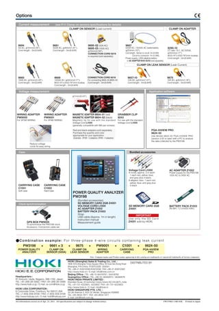 Analizador de Calidad de Energía, Analizador de Redes Hioki PW3198 | PDF | Home Utilities ...