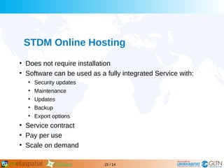 STDM-Online_The-Social-Tenure-Domain-Model-Tool_slides | PDF | Cloud Computing | Internet