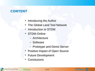 STDM-Online_The-Social-Tenure-Domain-Model-Tool_slides | PDF | Cloud ...