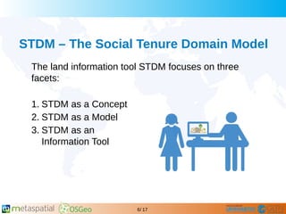 STDM-Online_The-Social-Tenure-Domain-Model-Tool_slides | PDF | Cloud Computing | Internet
