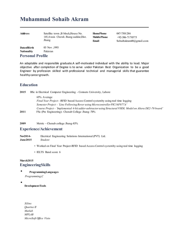 sohaib-akram-CV | PDF
