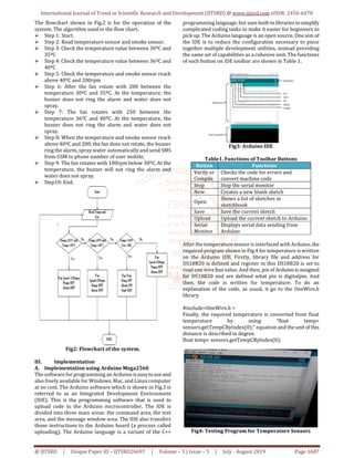 GSM Based Fire Security System | PDF