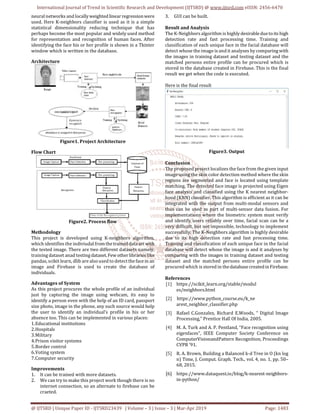 Profile Identification through Face Recognition | PDF