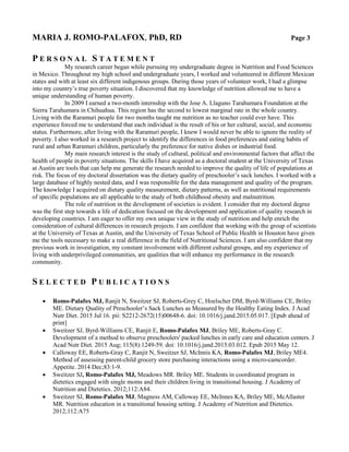 Maria Romo CV Oct 2015 with References | PDF