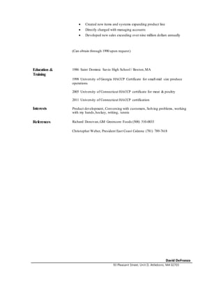 dave resume | DOCX