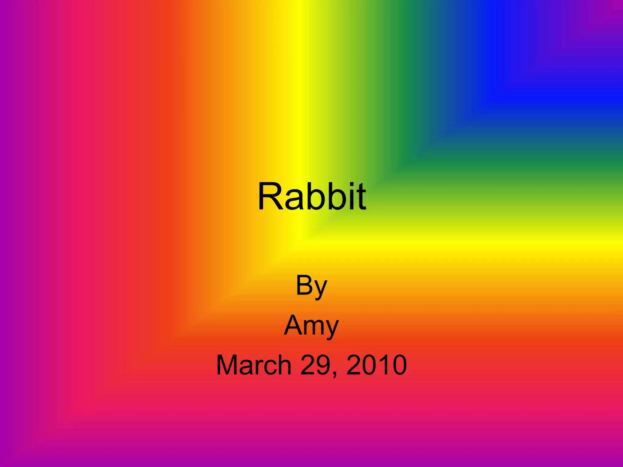 Rabbit | PPTX