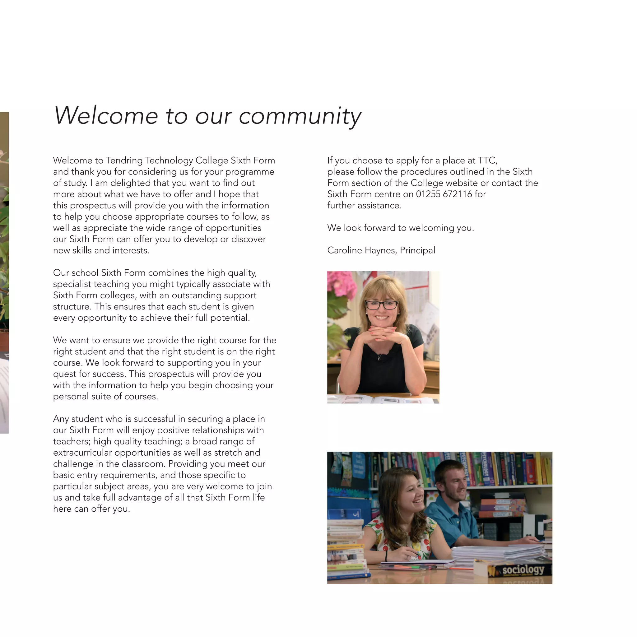 Sixth Form Prospectus | PDF