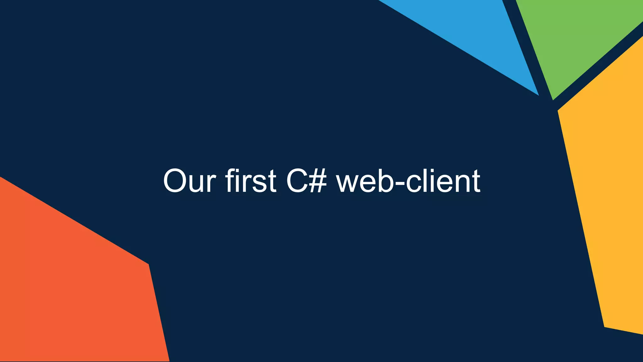 Blazor - C# for the web | PPT