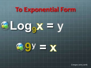 Exponential_Logarithm Game | PPT