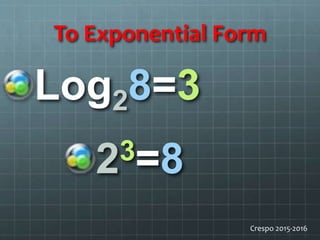 Exponential_Logarithm Game | PPT