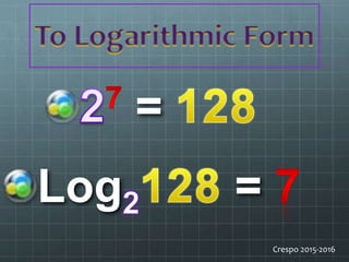 Exponential_Logarithm Game | PPT
