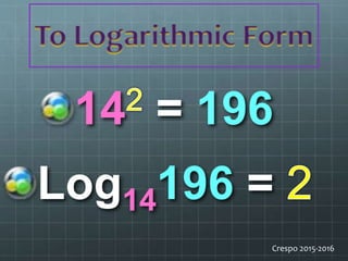 Exponential_Logarithm Game | PPT