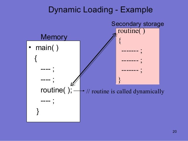 31 address binding, dynamic loading 31 address binding, dynamic loading