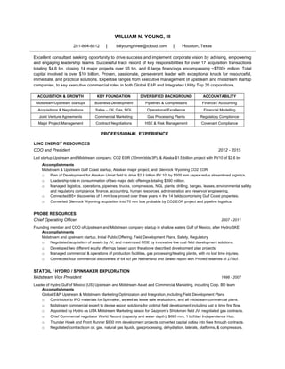 Bill Young CV September | DOC