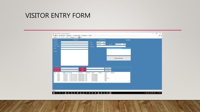 Visitor Management system | PPT