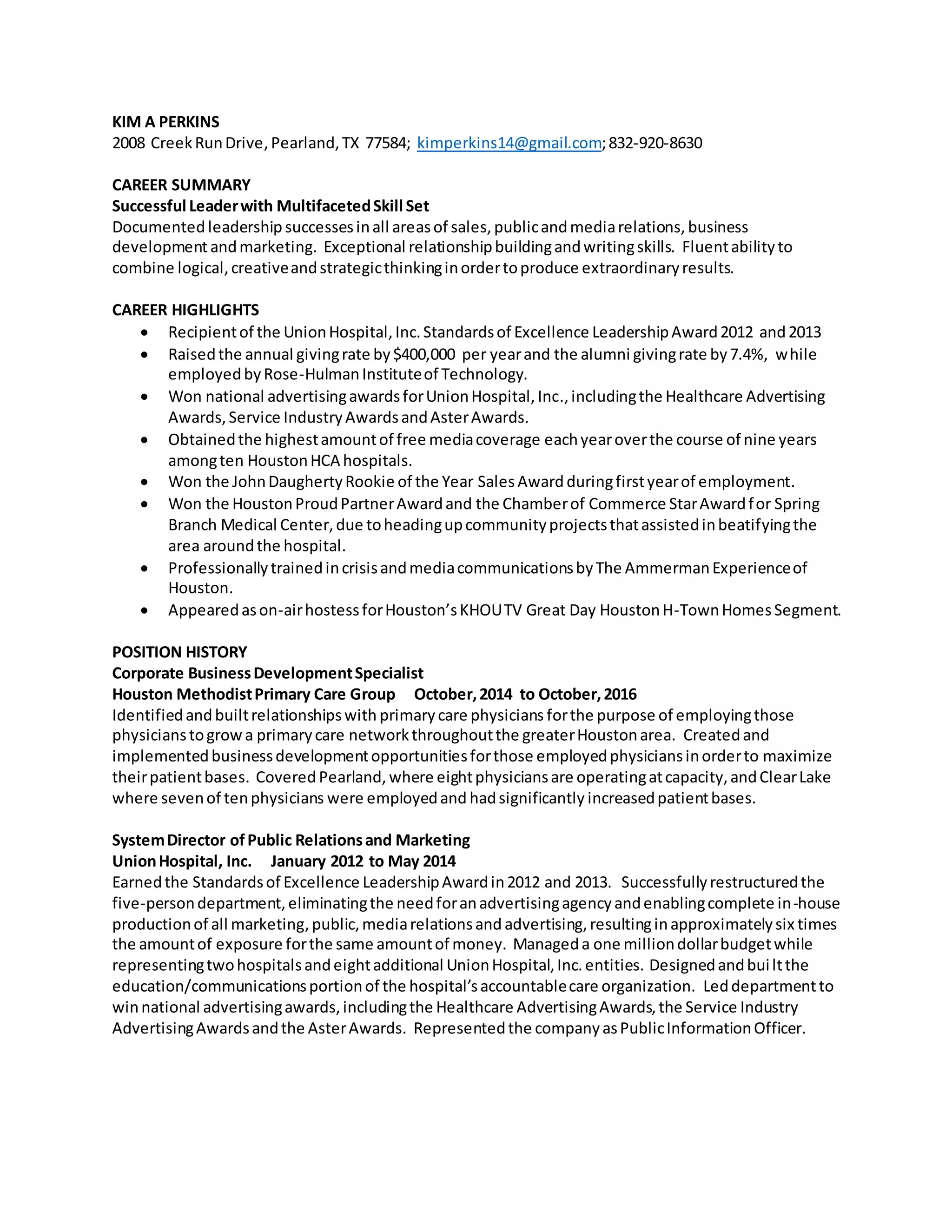 Perkins Resume | DOCX