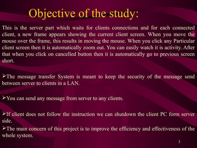 Remote Network Monitoring System | PPT