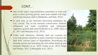 Rainfed Agriculture PPT | PPTX