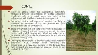 Rainfed Agriculture PPT | PPTX