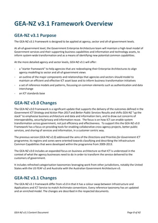 Government Enterprise Architecture for New Zealand v3.1 | PDF
