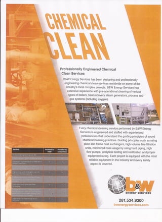 Chemical Cleaning | PDF