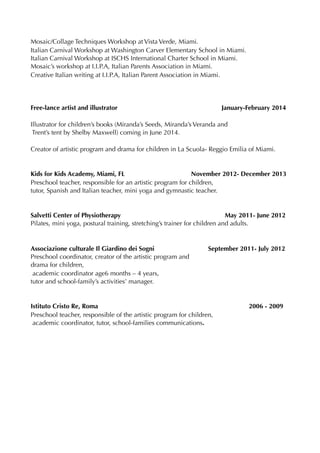 Resume Beatrice Ruggeri 2016 | PDF