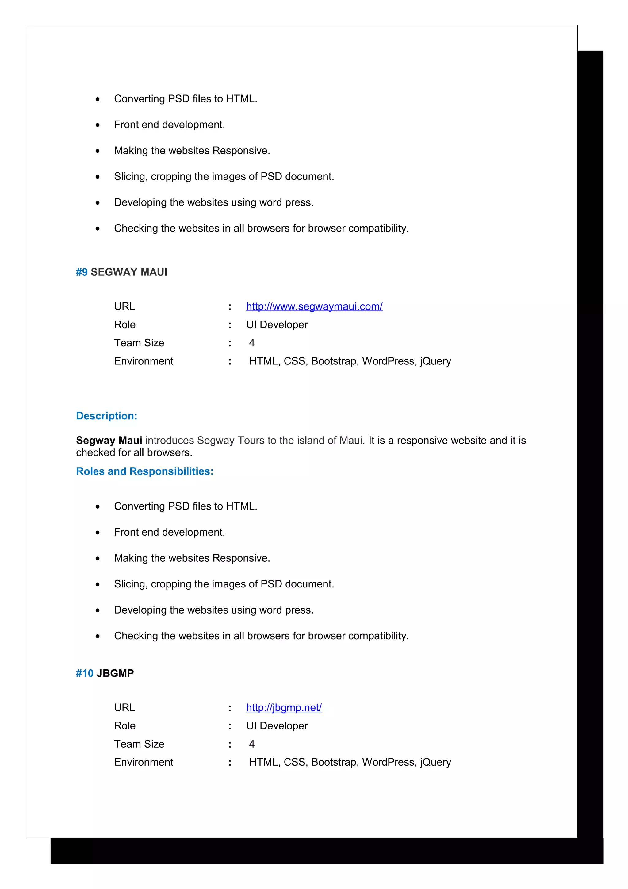 ASHOK KUMAR UI Developer Resume | DOC